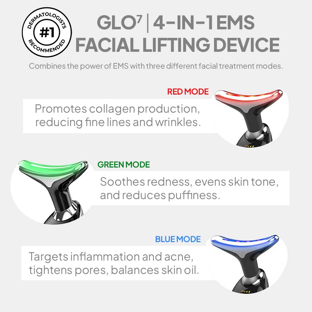 4-In-1 EMS Facial Lifting Device – Glo7